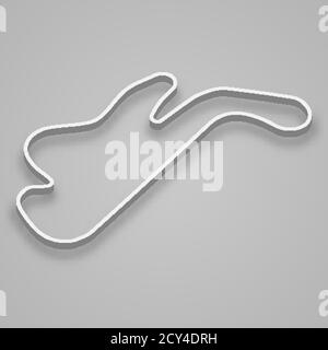 Phillip Island Grand Prix Circuit map Stock Vector Image & Art - Alamy