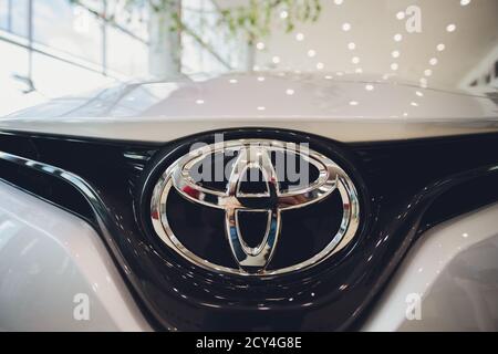 Ufa, Russia, 15 June, 2020: Toyota Camry, side view. Photography of a ...