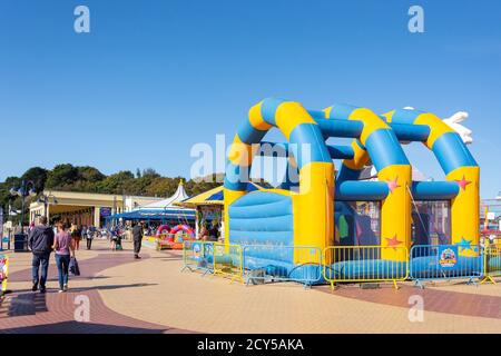 Barry Island Promenade Funfair. Wales UK. Welsh seaside resort Stock ...