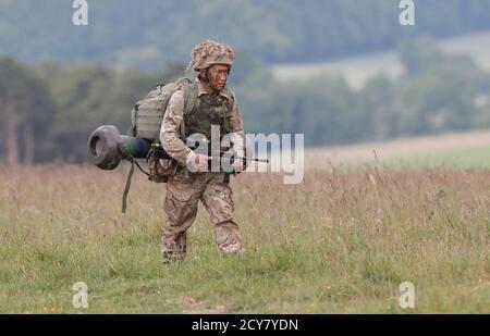 Westdown Camp on Salisbury Plain Stock Photo - Alamy