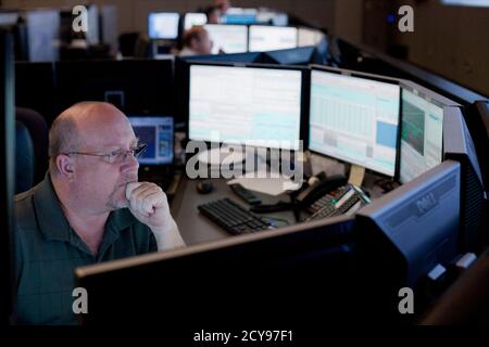 command center of the Electric Reliability Council of Texas. ERCOT ...