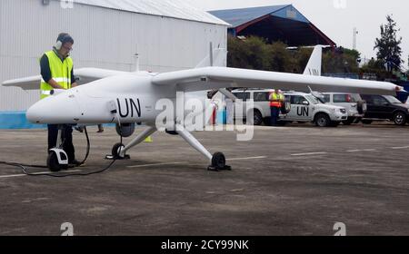 unmanned Aerial Vehicles (UAV), "drone" Grumman RQ - 4B "Global Hawk ...