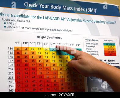 Body Mass Index (BMI) Chart in libs, kg, centimeters and feet. Formula ...