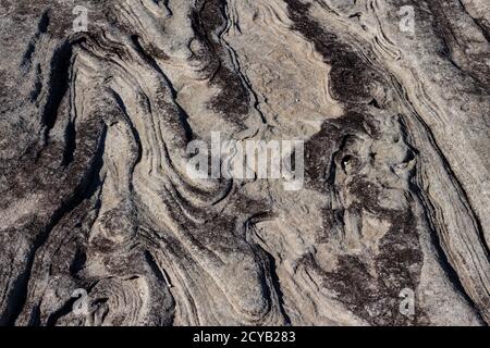 Natural sandstone rock rippled textured rock surface ideal as ...