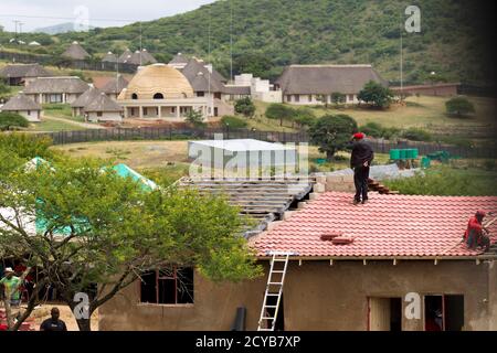 South African President Jacob Zuma homestead in Nkandla area in KwaZulu ...