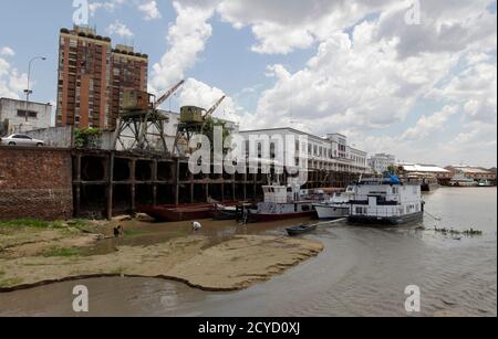 Port, Paraguay river, Asuncion, Paraguay Stock Photo - Alamy