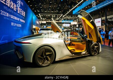 GAC Enpulse sports cars concept seen at the 2020 Beijing Auto Show ...
