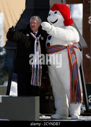 The "Bonhomme" is the official mascot of the Quebec Winter Carnival ...