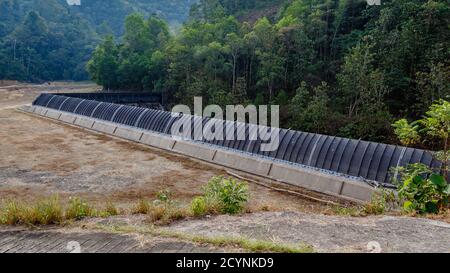Babagon Dam in Sabah, Malaysia. It is a water reservoir and flood ...