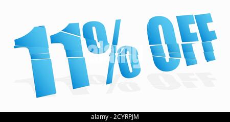 cracked, smashed, splattered and exploding percentage, discount numbers ...
