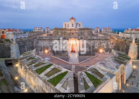 the Fort Nossa Senhora da Graca or Fort Conde de Lippe north of the ...