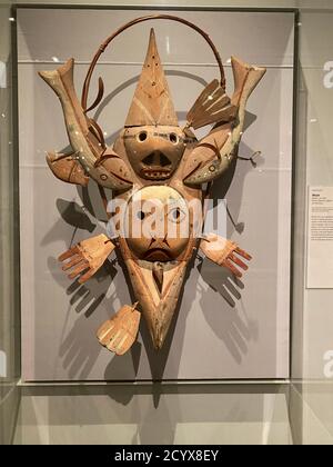 Mask Yup'ik, Native American ca. 1900 Worn during dance ceremonies ...