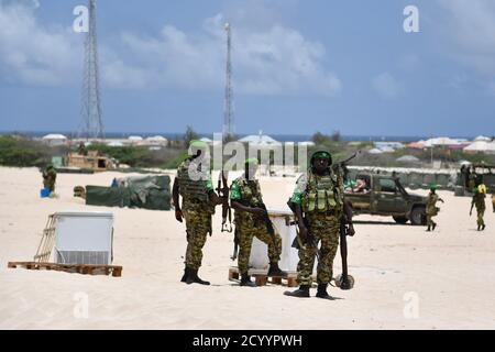 On September 2, 2019, Burundian soldiers serving under AMISOM paraded ...