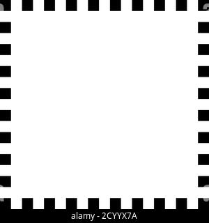 Checkered / Chequered square frame with blank, empty space, copyspace ...