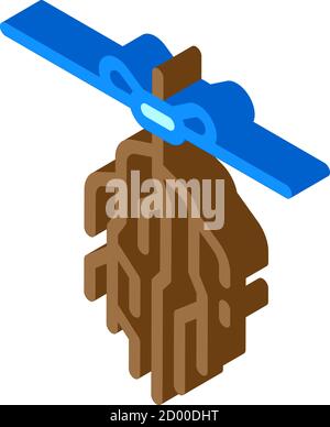 root plant isometric icon vector illustration Stock Vector Image & Art ...