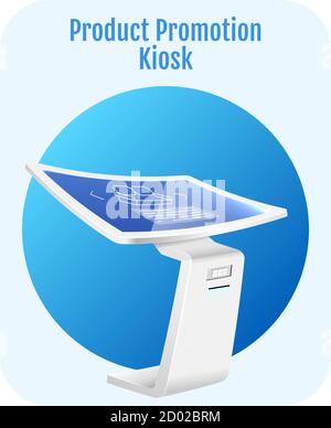 Interactive digital board isolated cartoon vector illustrations Stock ...