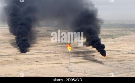 Oil & gas operations, Iraq Stock Photo - Alamy