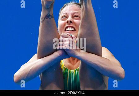 Australia's Sharleen Stratton during the Women's 3m Springboard ...