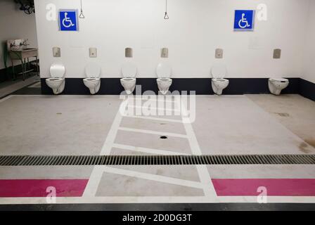 toilet in underground bunker Stock Photo - Alamy