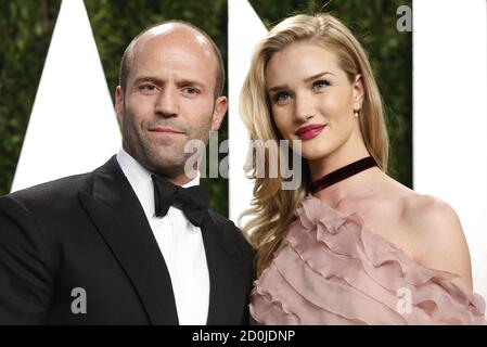 Jason Statham and his girlfriend Rosie Huntington-Whiteley Make their ...