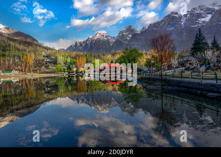 Lower Kachura Lake, also known as Shangrila Lake is located in Kachura ...