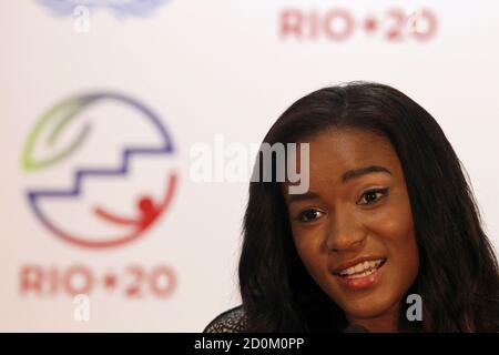 Leila Lopes Miss Universe 2011 The official 2012 Miss USA Pageant Stock ...