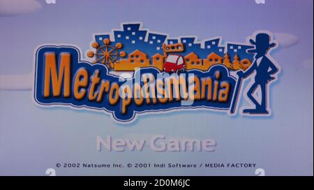 Metropolismania 2 - Sony Playstation 2 PS2 - Editorial use only Stock ...