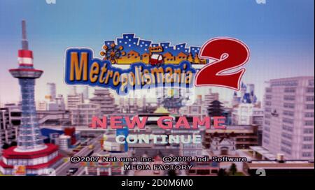 Metropolismania - Sony Playstation 2 PS2 - Editorial use only Stock ...