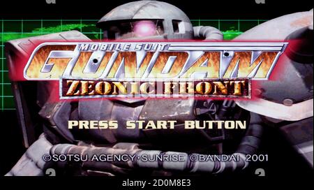 Mobile Suit Gundam Zeonic Front - Sony Playstation 2 PS2 - Editorial ...