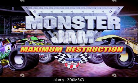 Monster Jam - Sony Playstation 2 PS2 - Editorial use only Stock Photo ...