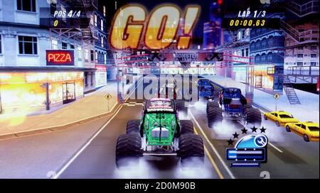 Monster Jam - Sony Playstation 2 PS2 - Editorial use only Stock Photo ...