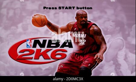 NBA 2K6 - Sony Playstation 2 PS2 - Editorial use only Stock Photo - Alamy