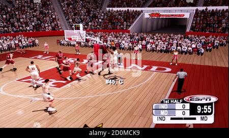 NCAA 2K3 College Basketball - Sony Playstation 2 PS2 - Editorial use ...