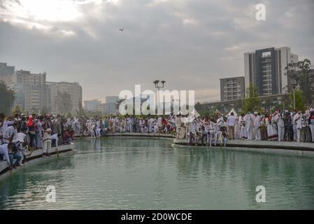 Irreecha celebration, the annual thanksgiving festival, of the Oromo ...