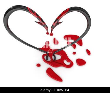 bleeding heart - symbol of love Stock Photo - Alamy