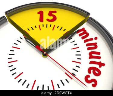 hand with stopwatch 15 seconds 15 minutes or 3 hours Stock Photo - Alamy