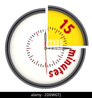 hand with stopwatch 15 seconds 15 minutes or 3 hours Stock Photo - Alamy