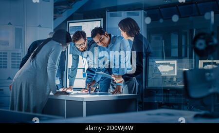 Engineers Meeting in Technology Research Laboratory: Engineers ...