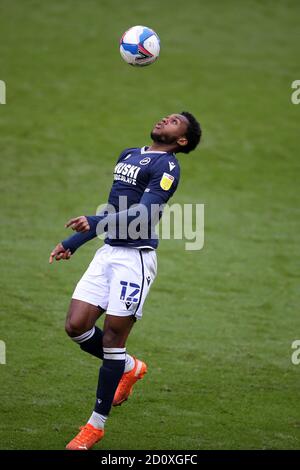 Mahlon Romeo of Millwall in action during the Sky Bet Championship ...