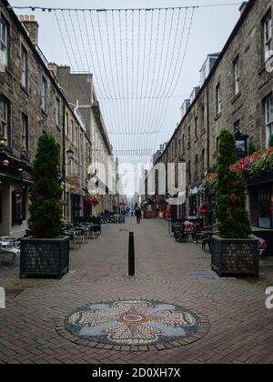 Cobbled streets in Edinburgh New Town Stock Photo - Alamy