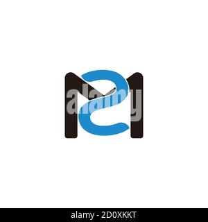 M2 Letter Logo Design Stock Vector Image & Art - Alamy