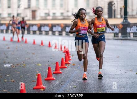 Kenya's Ruth Chepngetich, Kenya's Brigid Kosgei, Ethiopia's Tigst ...