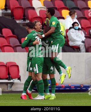 Preston North End's Brad Potts during the Sky Bet Championship match at ...