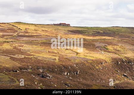 The Lion Inn located at the highest point of the North York Moors ...