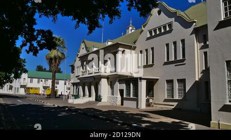 historical German colonial building, old post now municipal office ...
