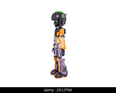 shiny silver humanoid robot Stock Photo - Alamy