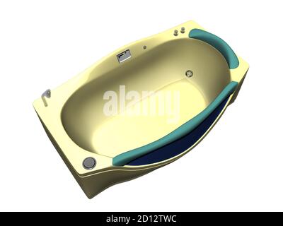 colored whirlpool with fittings Stock Photo - Alamy