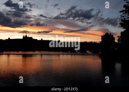 A beautiful view of the city Prague in Czech Republic Stock Photo - Alamy