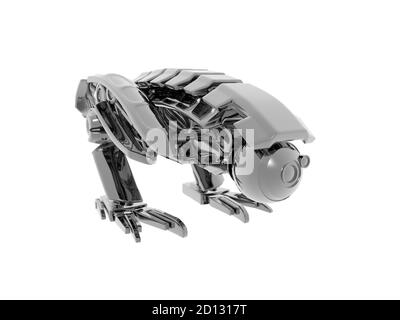 agile robot dog with long tail as a watchdog Stock Photo - Alamy