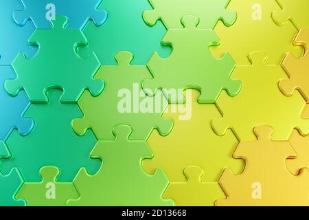 Geometric Pattern of a Jigsaw Puzzle Stock Photo - Alamy